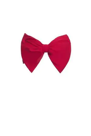 PAOLA AMADOR Bow Bikini Top - Red