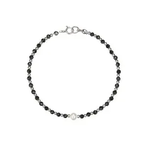 LILY & ROO Spinel Gemstone Bracelet - Silver
