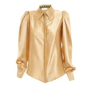 SOFIA TSERETELI Silk Blouse - Gold