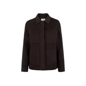 GUARDS LONDON Joanna Wool Cashmere Short Jacket - Brown