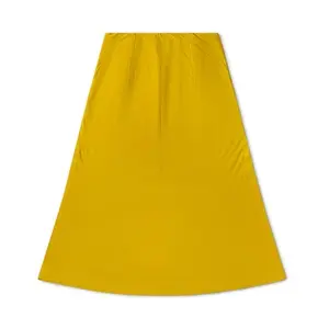 ESCALE Mustard Muse A-line Skirt - Yellow