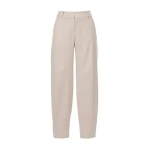 AGGI BY HALEWSKI Neutrals Devi Baggy Sheer Dew Pants - Beige