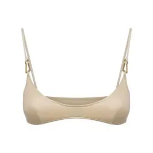 BIANCA RESORTWEAR Neutrals Mina Bikini Top In Cream - White