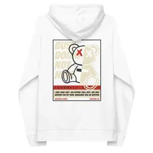 ANCHOR & CREW 04 Busy Doing Nothing Editions" Organic Cotton Hoodie - White