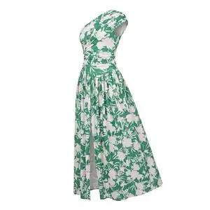 ATOM LABEL Rhenium Maxi In & Ivory Floral - Green