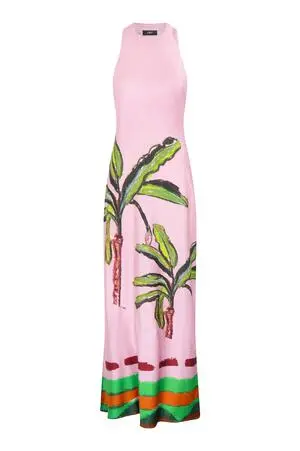 JESSICA RUSSELL FLINT Draped Back Maxi Gown Kumulau