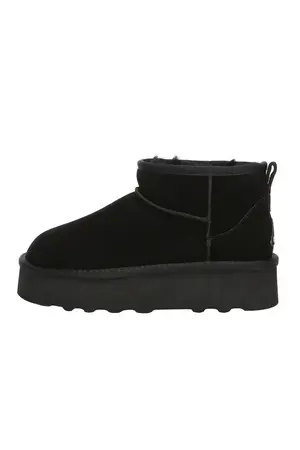 EVERAU AUSTRALIA Heron Ultra Mini Platform Boots - Black