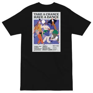 ANCHOR & CREW Heavy Cotton Embroidered T-shirt - Black