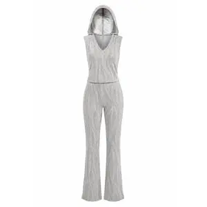 MAUI X LOLITA Regality Hooded Romper - Silver