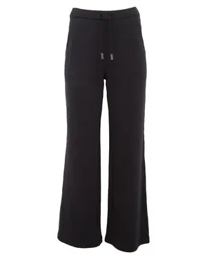 LORDS OF HARLECH Paige Wide Leg Knit Pant - Black