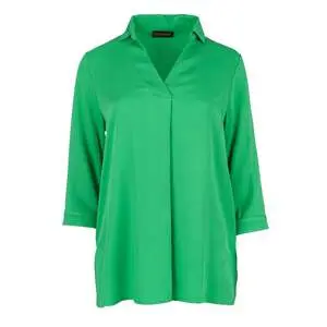 CONQUISTA V Neck Top - Green