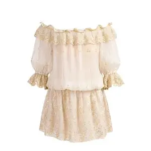 GLAM ON YOU Ciela Dress Short - White