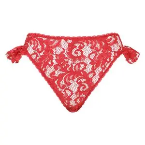 BELLE ET BON BON Valentina Bright Cherry Lace Thong Valentine Special - Red