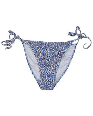 LORDS OF HARLECH Bonita Floral Field Bikini Bottom - Blue