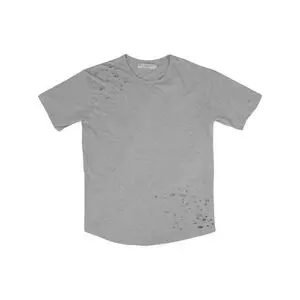 BRADFORD ROW Br Vitals Distressed Scoop T-shirt
