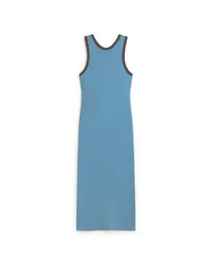 THINKING MU Doechi Slim Back Slit Dress