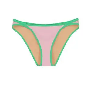 YORSTRULY Neutrals Duet Surf Bikini Bottom Candy - Pink