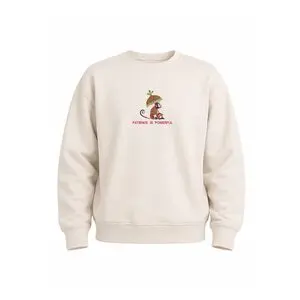 NOOLTRENDS Oversized Embroidered Crewneck Sweatshirt