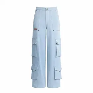 LUROQ LONDON Wide Utility Trousers