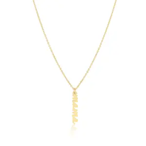 SET & STONES Mama Charm Necklace - Gold
