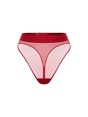 ZHILYOVA Hanna High-waisted Thong - Red