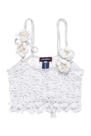 ANDREEVA Vanilla Handmade Crochet Top