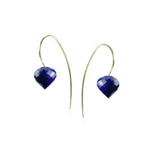 MOUNIR LONDON Lapiz Minaret Earrings - Blue