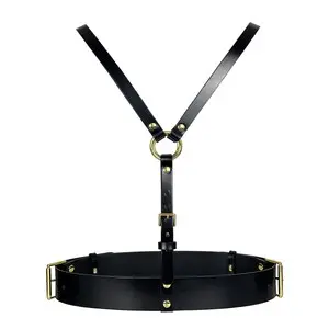 HAUTE CUIR Prestige Leather Harness - Black