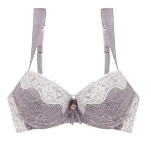 TALLULAH LOVE Silk Keepsake Padded Plunge Bra - Pink