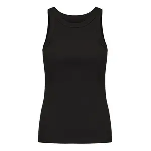 MUTE BY JL Ecorib High-neck Tank - Black