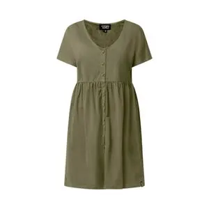 KNOWN SUPPLY Cotton Button Up Dress Josie Army - Green