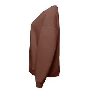 OCIO LEISUREWEAR Oversized Crewneck In Organic Cotton Teddy