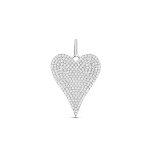 SHYMI Pave Heart Charms - Silver