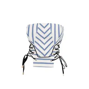 MA MULIER Nova Bustier Top - Blue