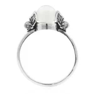 LEE RENEE Butterfly Quartz Ring - Silver