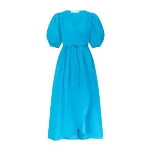 LULA-RU Belle Cotton Dress - Blue