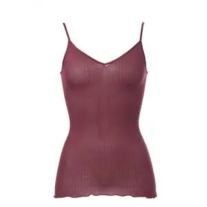 AROMATIQUE Silk Camisole – Dream Fold Edition, Peony - Red