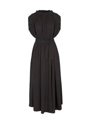HELENE GALWAS Giselle Cotton Dress - Black