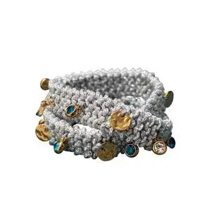 HILO DE MAR Double Bracelet Silver