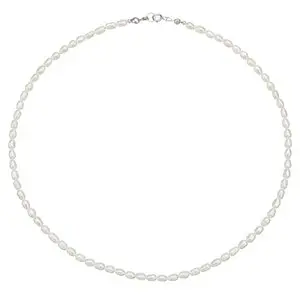 LILY & ROO Seed Pearl Choker - Silver
