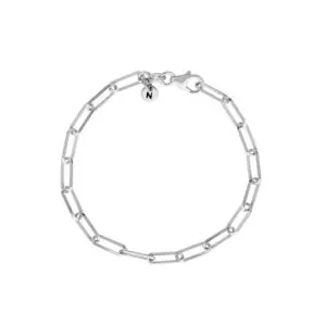 NELLOU JEWELLERY Triangular Paperclip Bracelet Sterling - Silver
