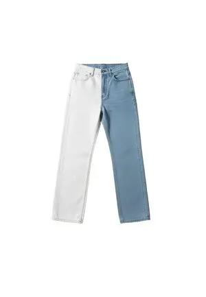 DR. DENIM Echo High Straight Rindle Two Tone - Blue