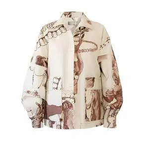 RAXADA Magia Printed Jacket - Red