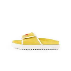MYYAZ Phin Suede Slides - Yellow