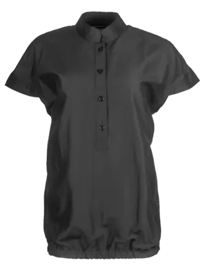 HELENE GALWAS Fee Cotton Blouse - Black