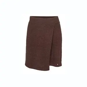 TIRILLM Anette Merino Wool Wrap Skirt - Brown