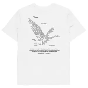 ANCHOR & CREW Seven You Are Enough X Tal Health Editions Organic Cotton T-shirt - White