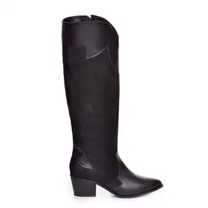 THE 5TH ELEMENT Artemis High Western Boots - Black