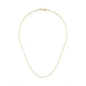 OLIVIA LE Roxy Diamond Cut Box Chain Necklace - Gold