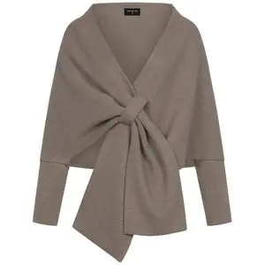 MARIANNA DÉRI Cape Jacket Taupe - Grey